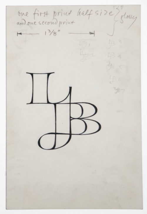 LBJ Monogram – Ismar David Archive