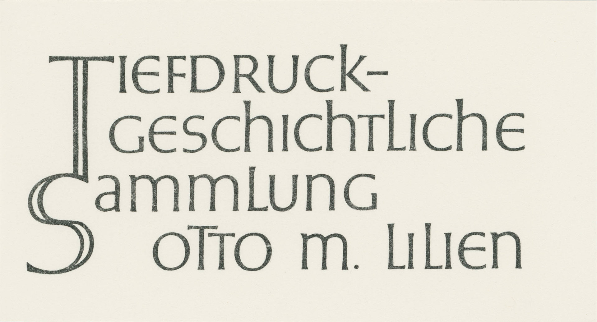 Ex Libris Sammlung Otto Lilien – Ismar David Archive